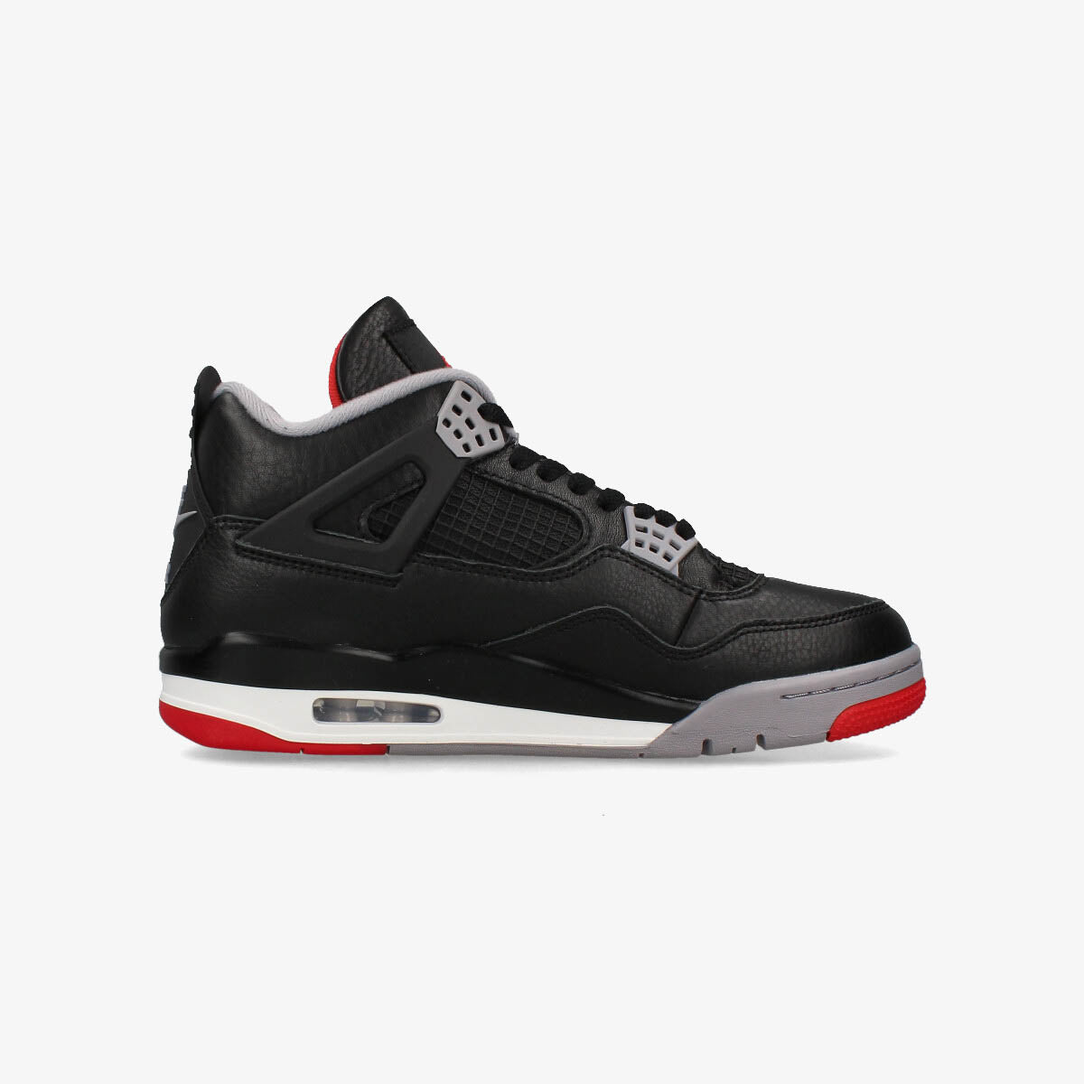NIKE AIR JORDAN 4 RETRO 【BRED REIMAGINED】 BLACK/CEMENT GREY/SUMMIT WHI ...