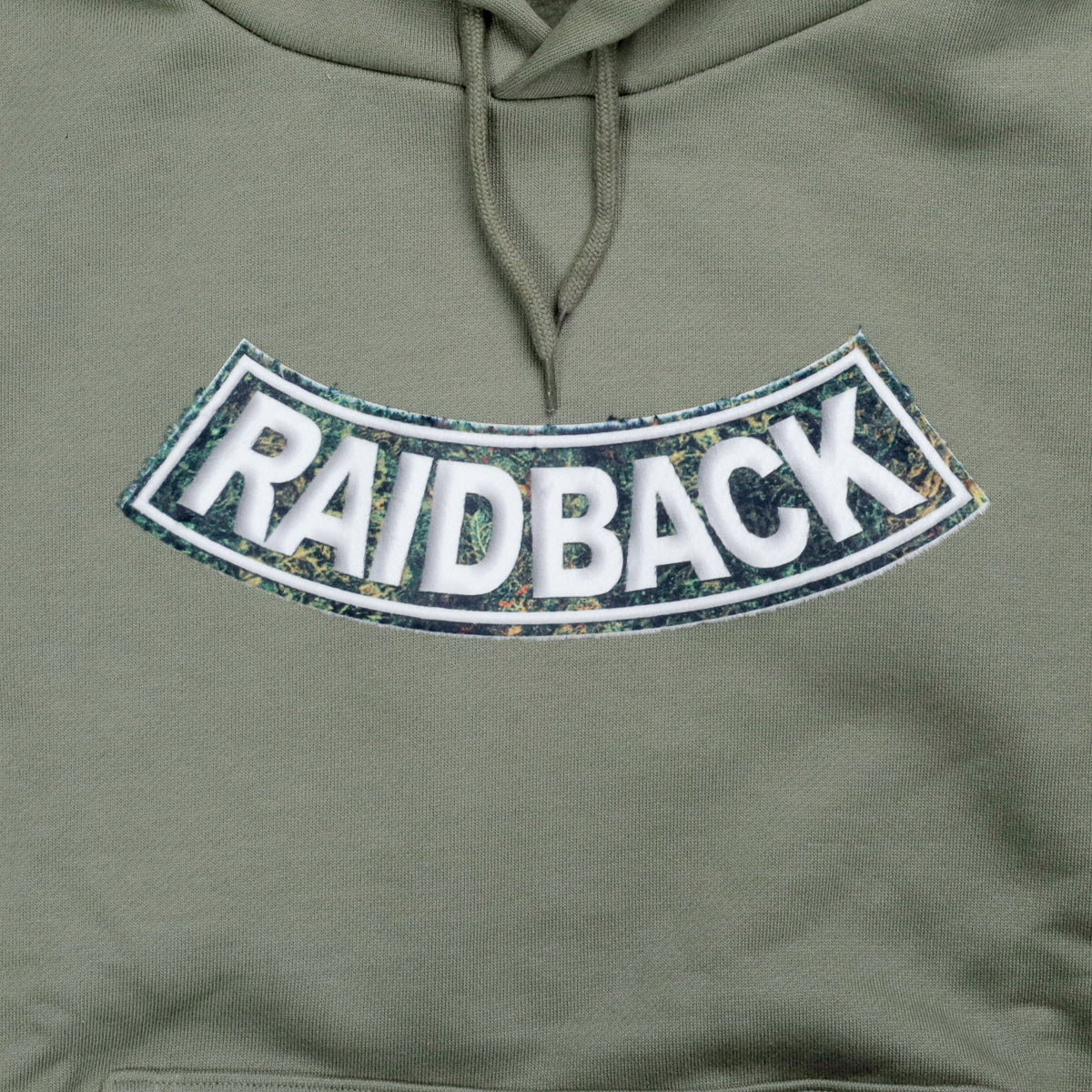 raidback fabric "Big Arch" Camo Hoodie OLIVE 【R.W. CAMO】 raid-hooded ...