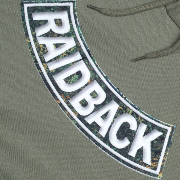 raidback fabric "Big Arch" Camo Hoodie OLIVE 【R.W. CAMO】 raid-hooded ...
