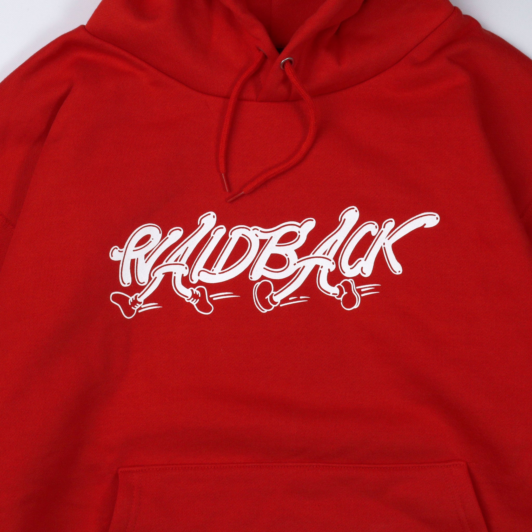 raidback fabric walk this way logo Hooded Sweatshirt RED raid-hooded-wm-01-red – KICKS LAB.