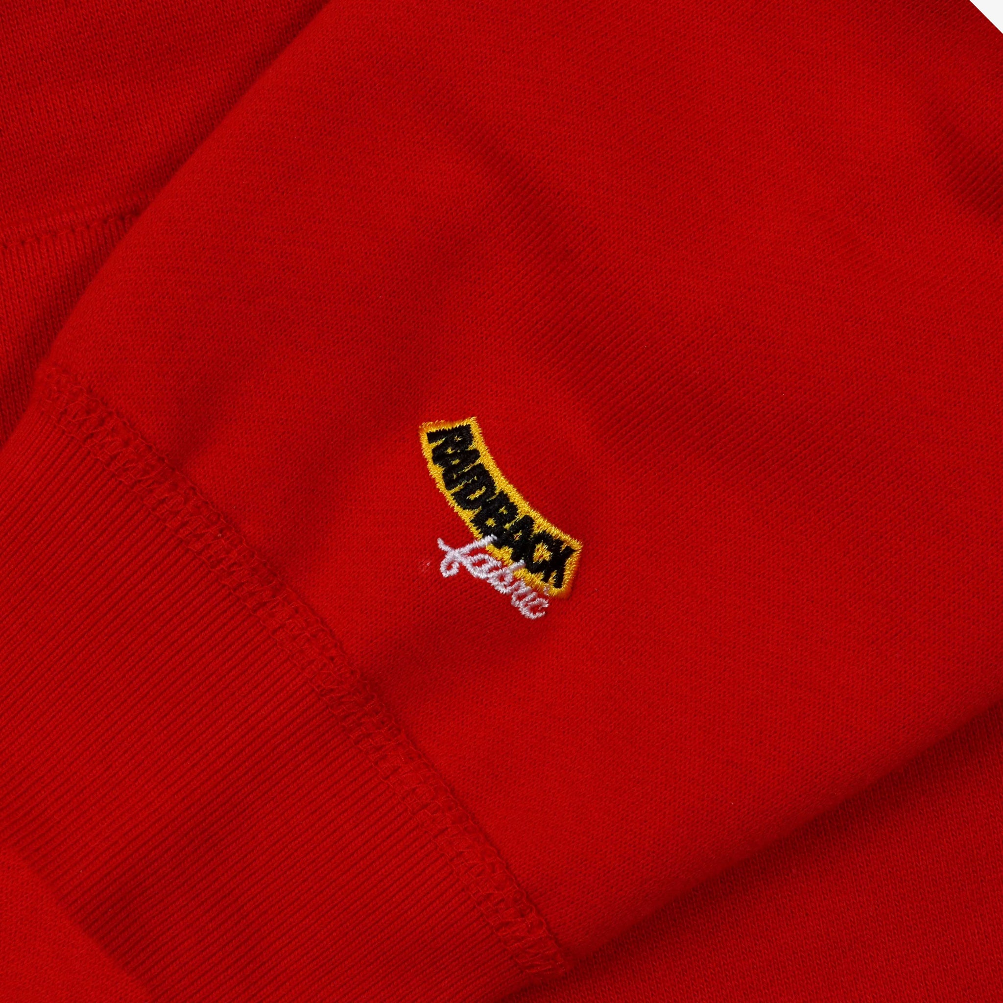 raidback fabric walk this way logo Hooded Sweatshirt RED raid-hooded-wm ...