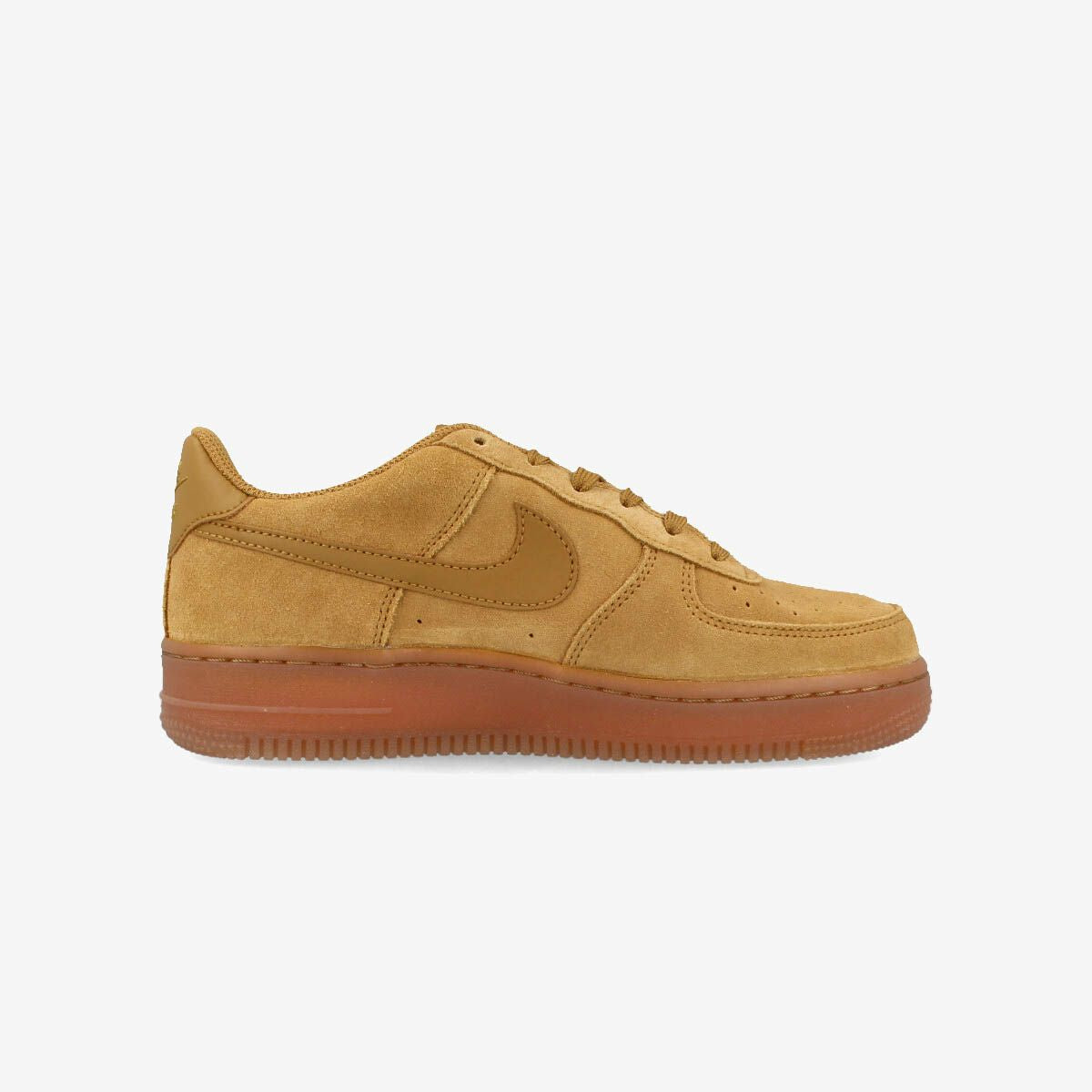 NIKE AIR FORCE 1 LV8 3GS WHEAT/WHEAT/GUM LIGHT BROWN – KICKS LAB.