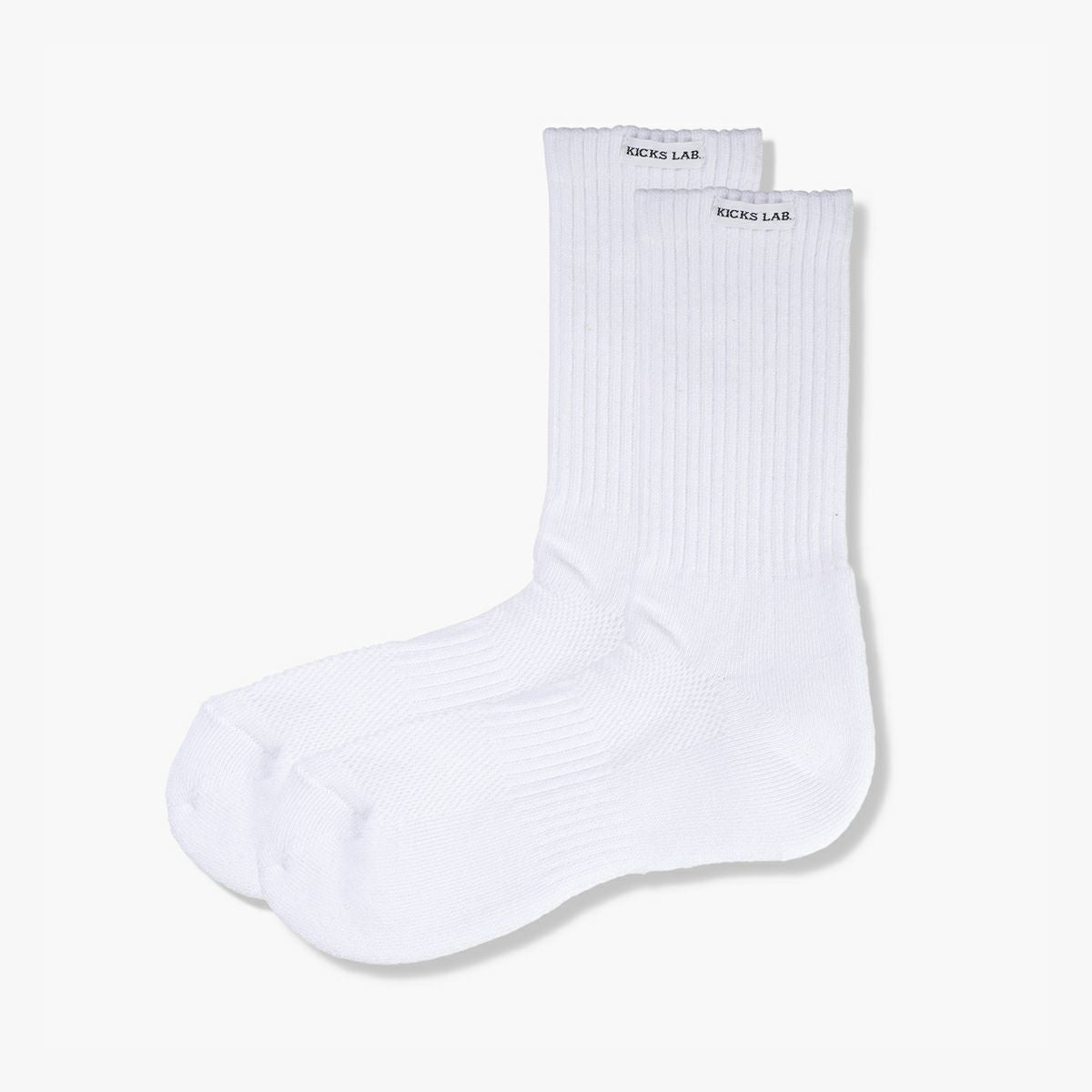 【22cm-25cm】KICKS LAB. ORIGINAL COMFORTSOFT SOCKS HI CUT WHITE 【2PACK ...