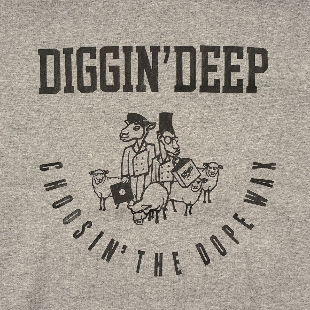 [Inquiry product] STILL DIGGIN' "DIGGIN' DEEP" ZIPUP HOODIE GRAY sd21fw ...