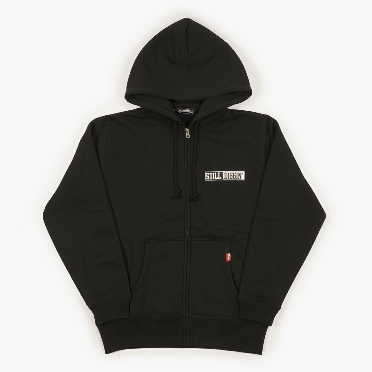【お問い合わせ商品】 STILL DIGGIN' "DIGGIN' DEEP" ZIPUP HOODIE BLACK/WHITE sd21fw ...