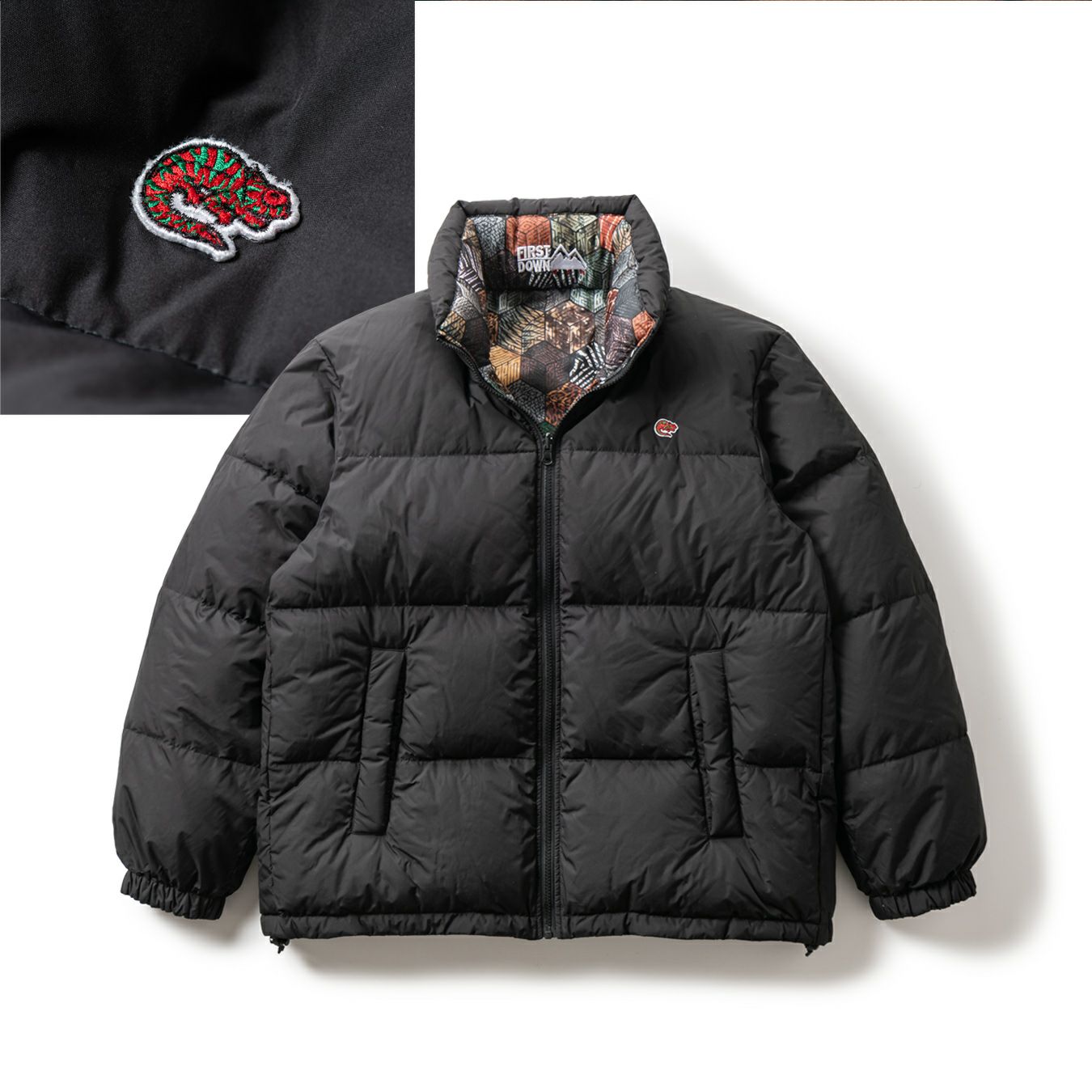 CRSB × raidback fabric × FIRST DOWN BUBBLE DOWN JACKET MICROFT - KICKS f342615 – KICKS LAB.