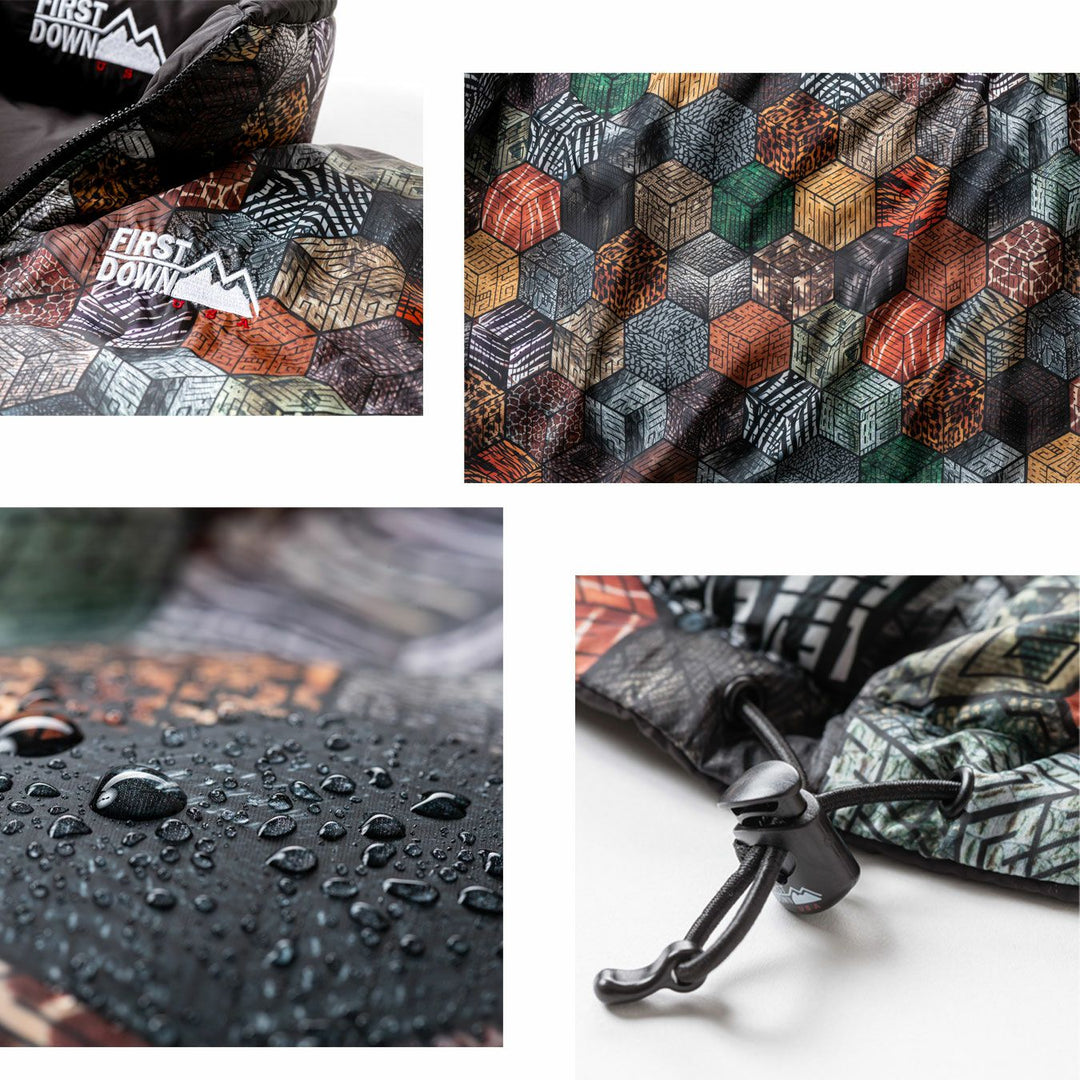 CRSB × raidback fabric × FIRST DOWN BUBBLE DOWN JACKET MICROFT - KICKS f342615 – KICKS LAB.