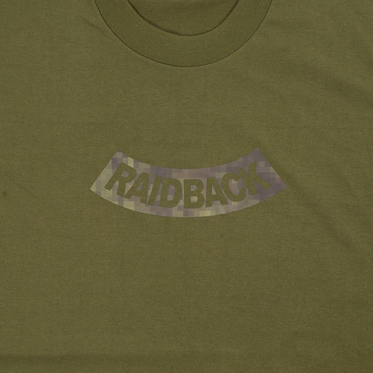 raidback fabric REFLEXION PIXEL ARCH TEE 【REFLECTOR】 ARMY GREEN raid ...