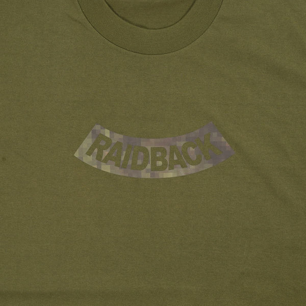 raidback fabric REFLEXION PIXEL ARCH TEE 【REFLECTOR】 ARMY GREEN raid ...